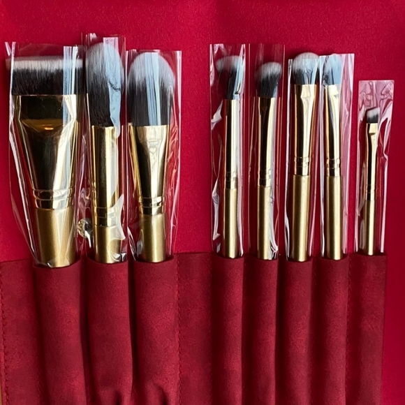 Luxie | Makeup | Hpluxie Glitter And Gold Brush Set | Poshmark